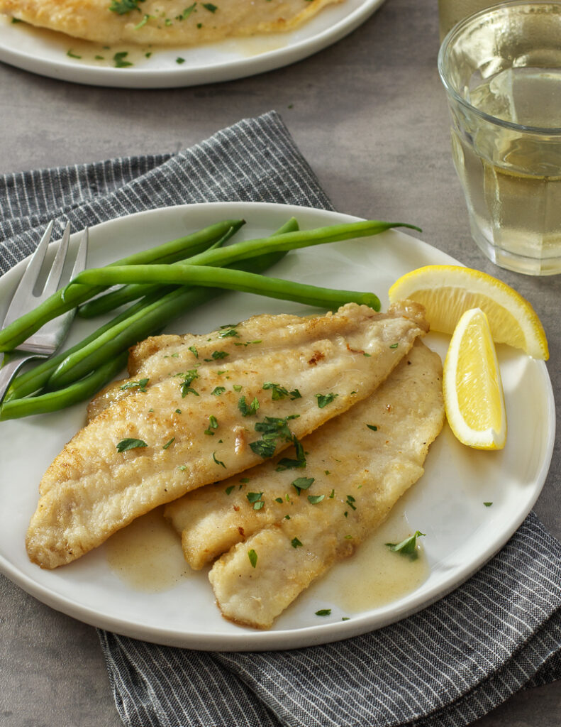 Fillet of Sole with Lemon-Wine Pan Sauce / Jill Silverman Hough