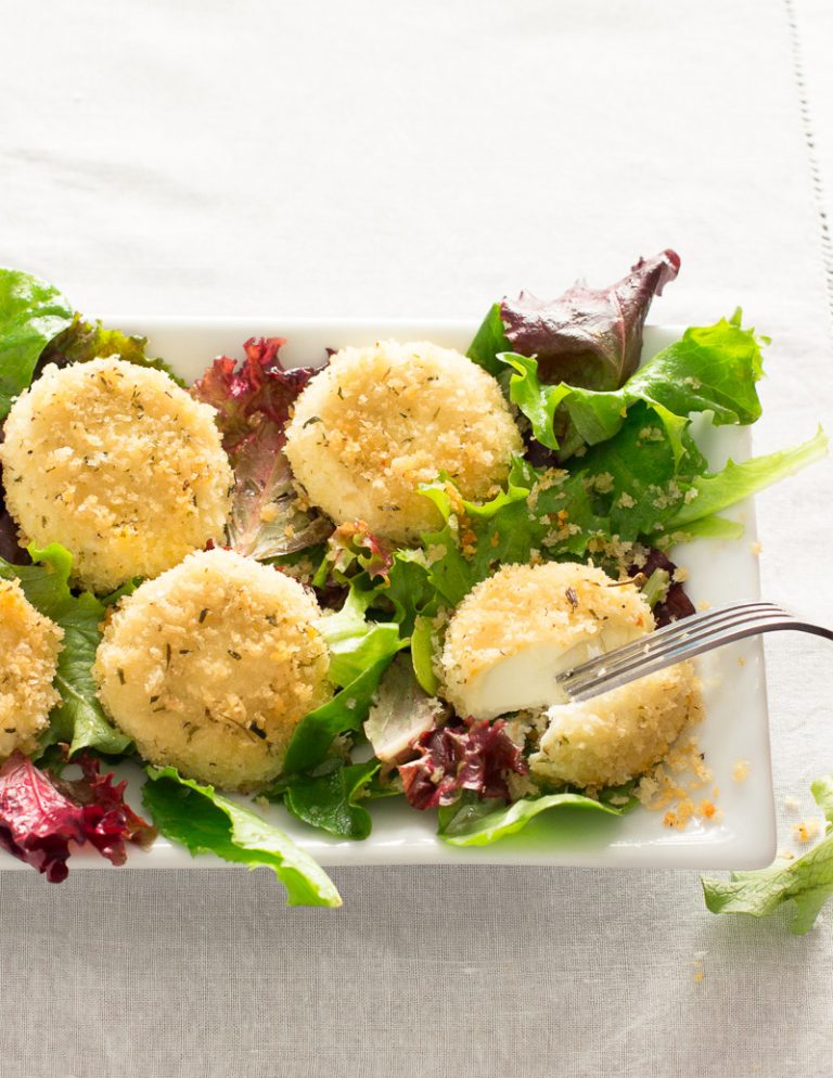 Baked Chèvre with Herbes de Provence / Jill Silverman Hough