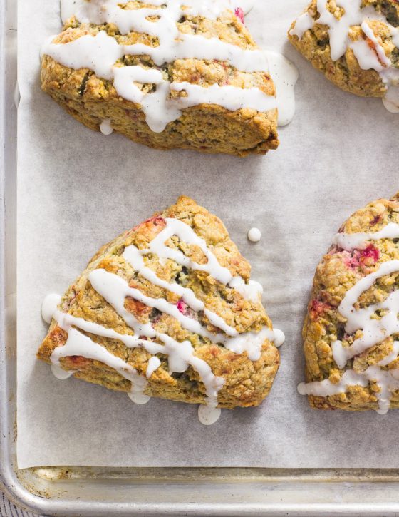 Raspberry Vanilla Bean Scones / Jill Silverman Hough